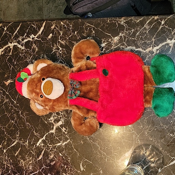 Holiday | Vintage Eatons Plush Overall Theodore Bear Christmas Teddy ...